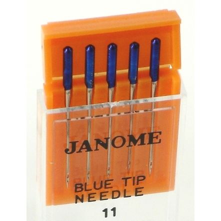 Janome Blue Tip Needles (Size #11) (5 Per Pack) | Citrus Sew & Vac